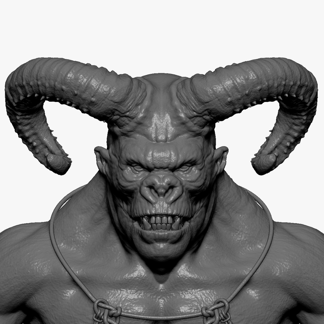 3D Demon Faun - TurboSquid 1871718