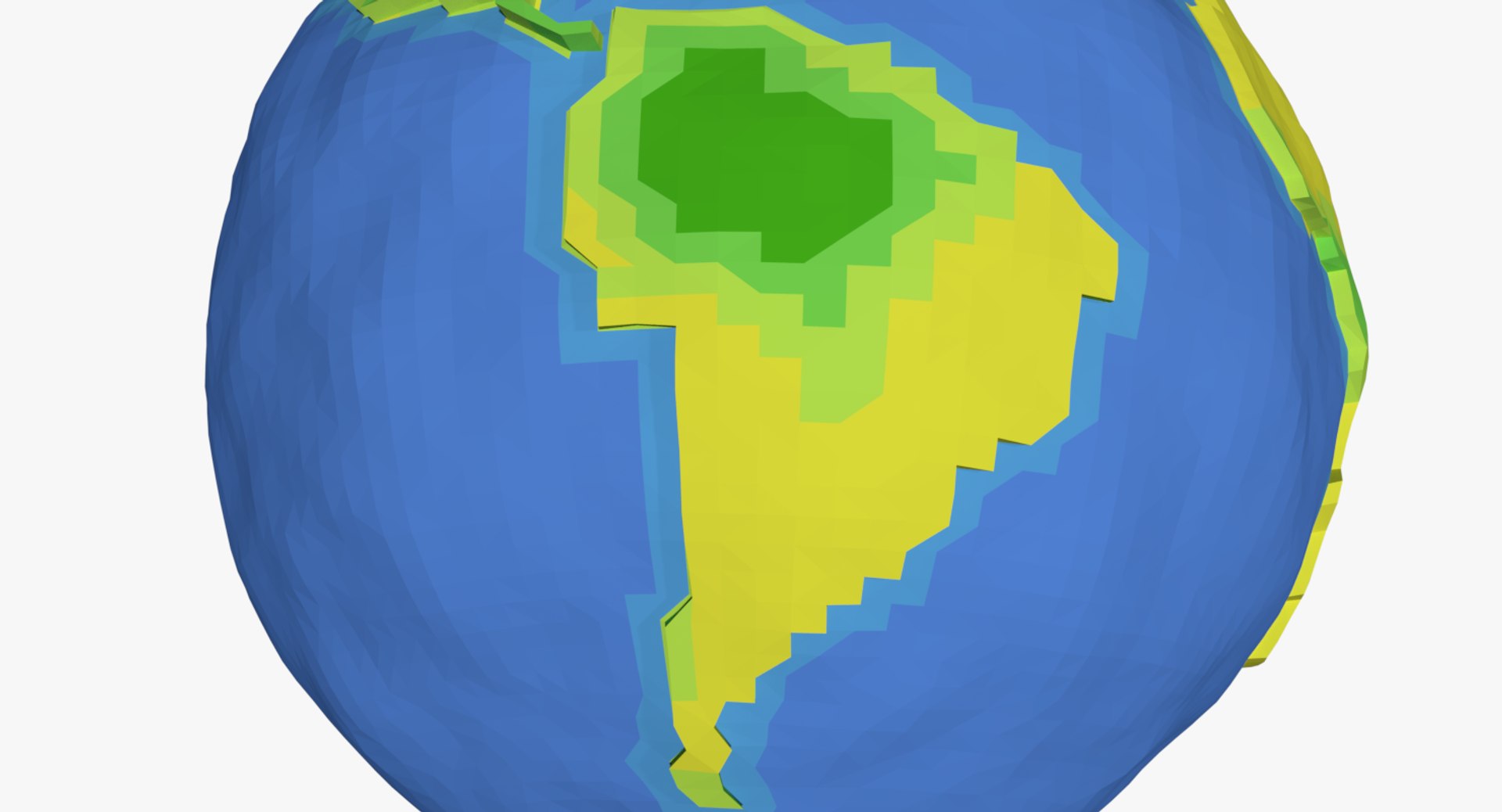 3D cartoon planet earth model - TurboSquid 1378377