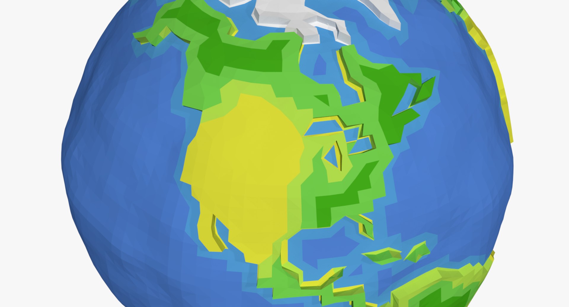 3D cartoon planet earth model - TurboSquid 1378377