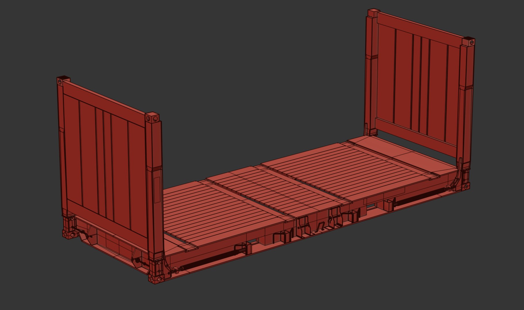 20 Flat Rack - 3D Model - TurboSquid 1368572