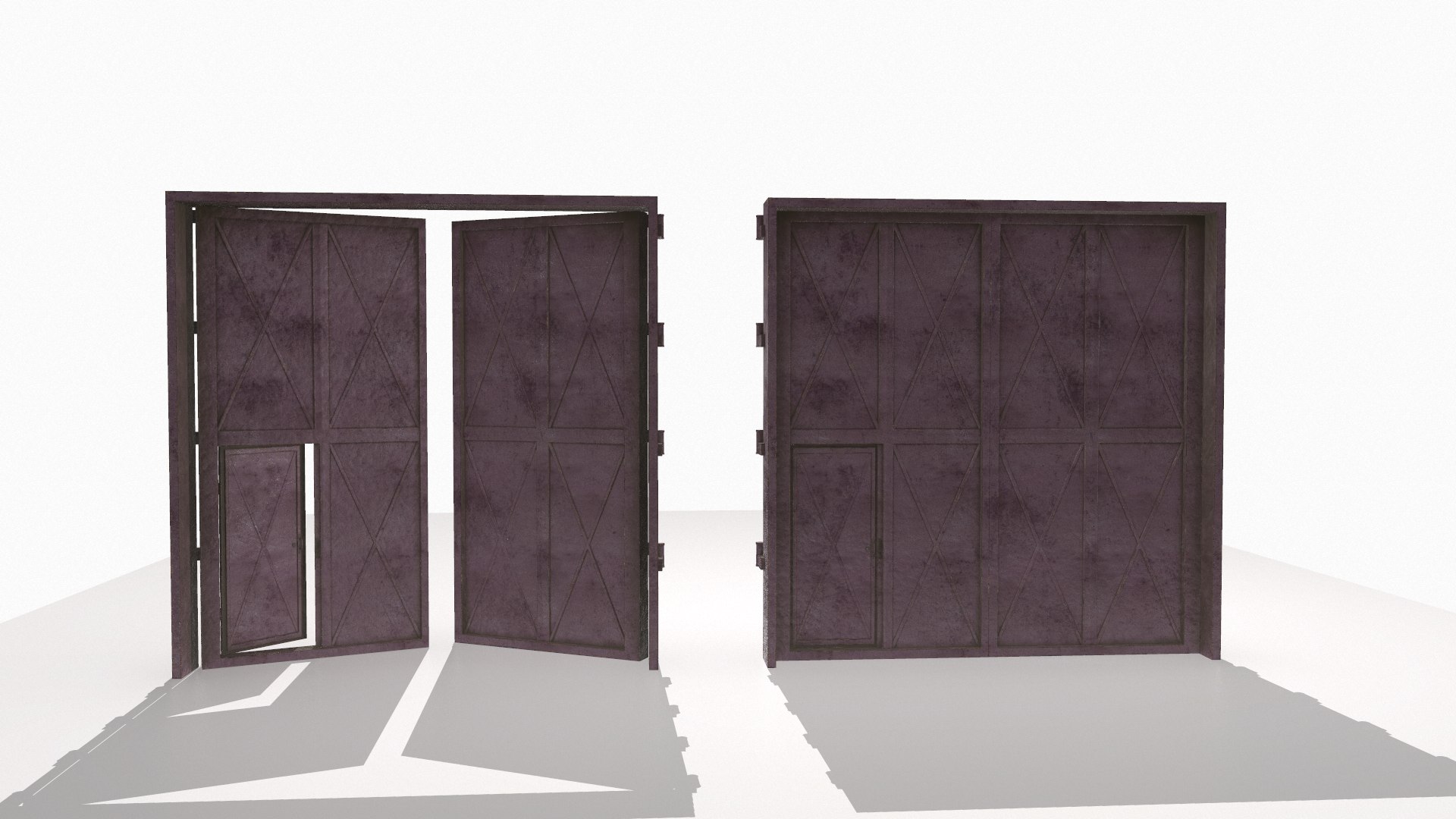 3D Realistic Metal Gates - TurboSquid 1520436