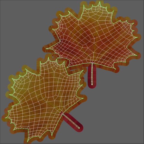 Maple Leaf V1 3D - TurboSquid 1784268