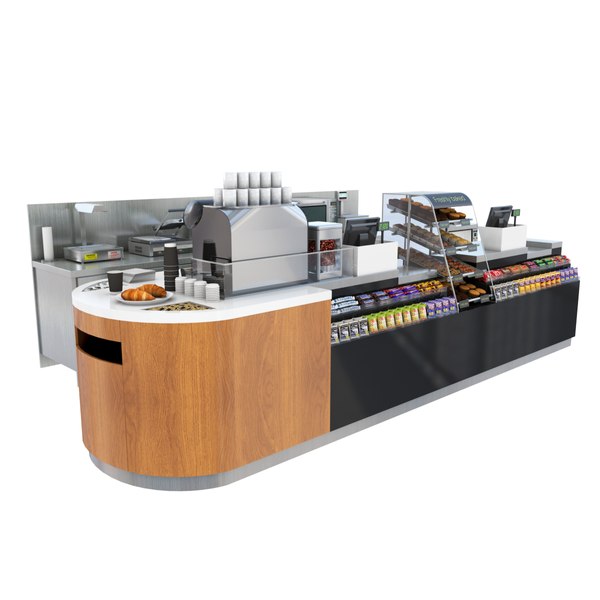 3d model deli counters