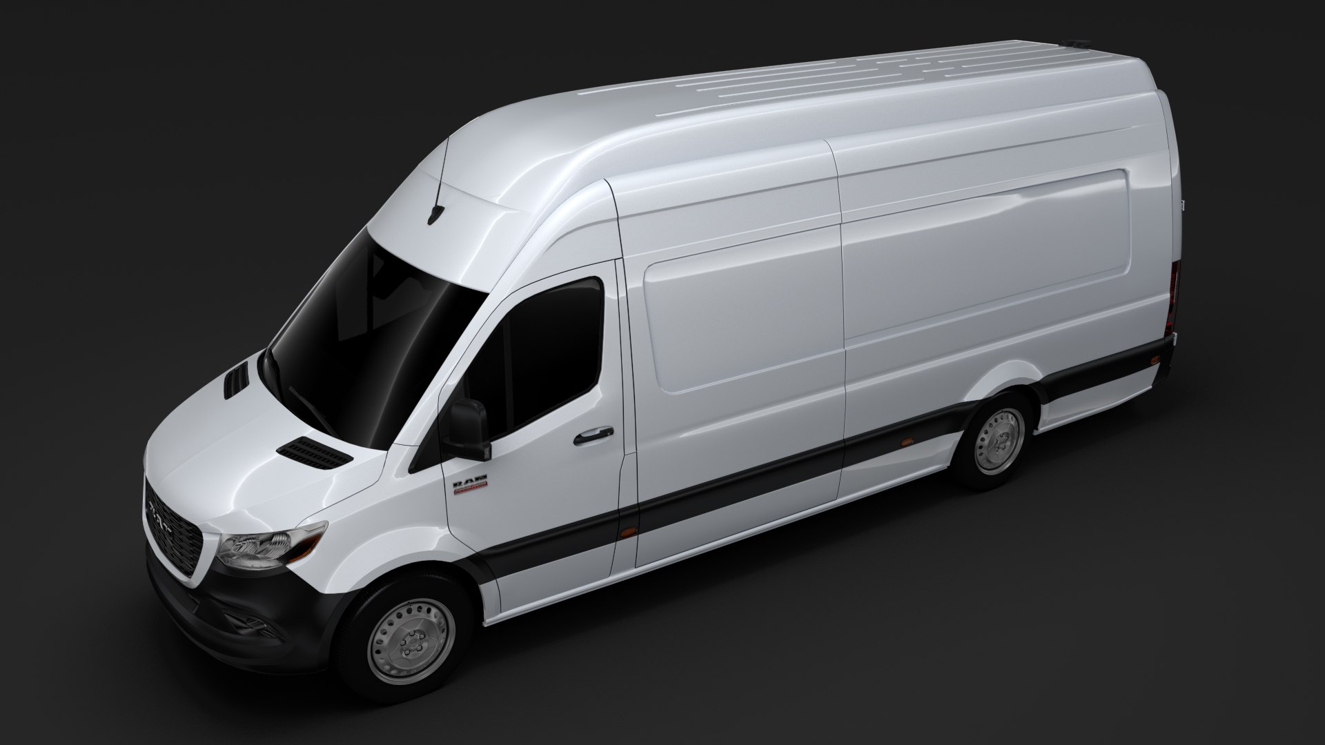 Ram Sprinter Panel Van 3D Model - TurboSquid 1360695