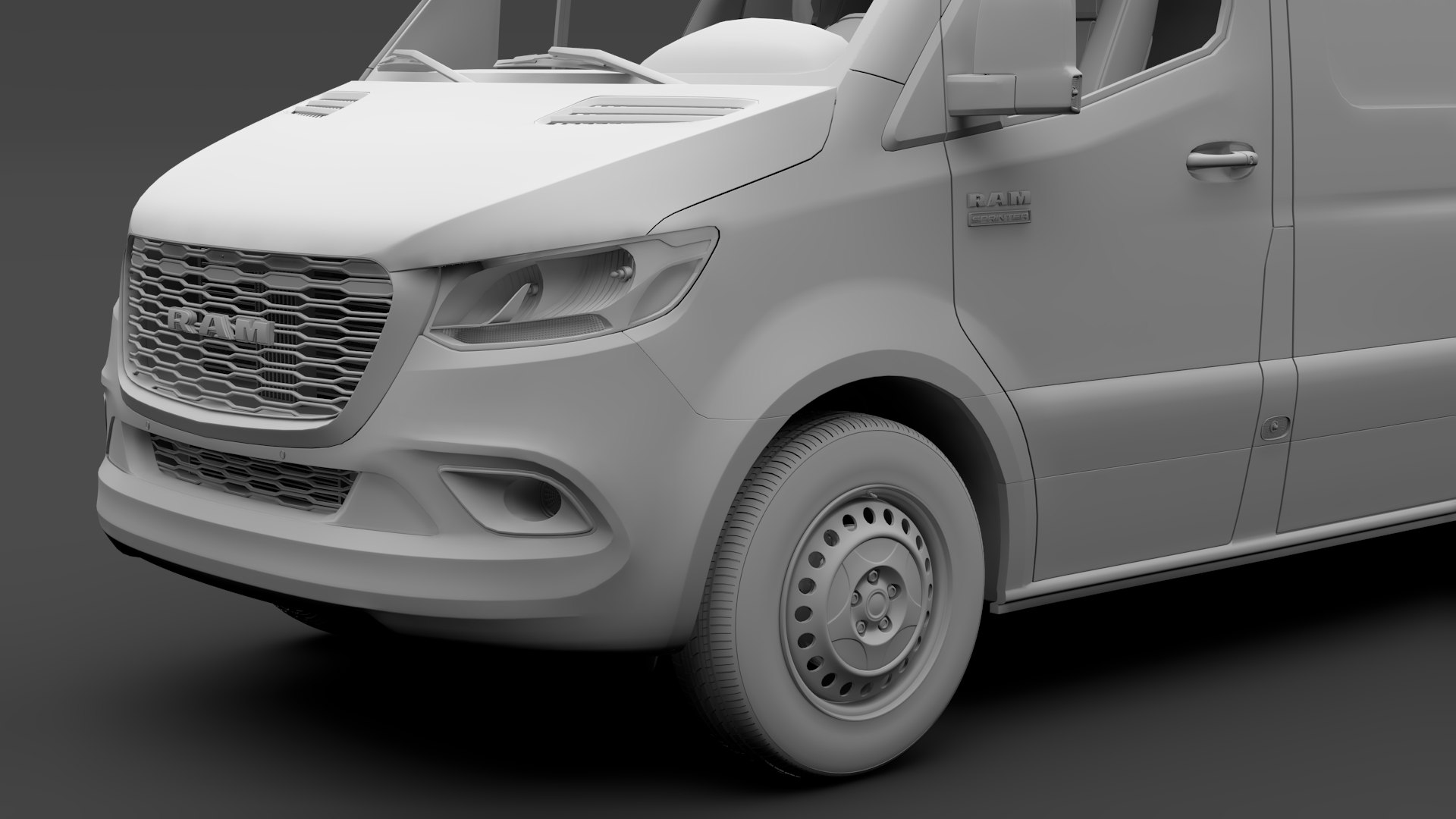 Ram Sprinter Panel Van 3D Model - TurboSquid 1360695