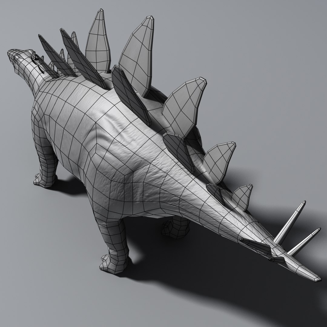 3d Herbivore Stegosaurus