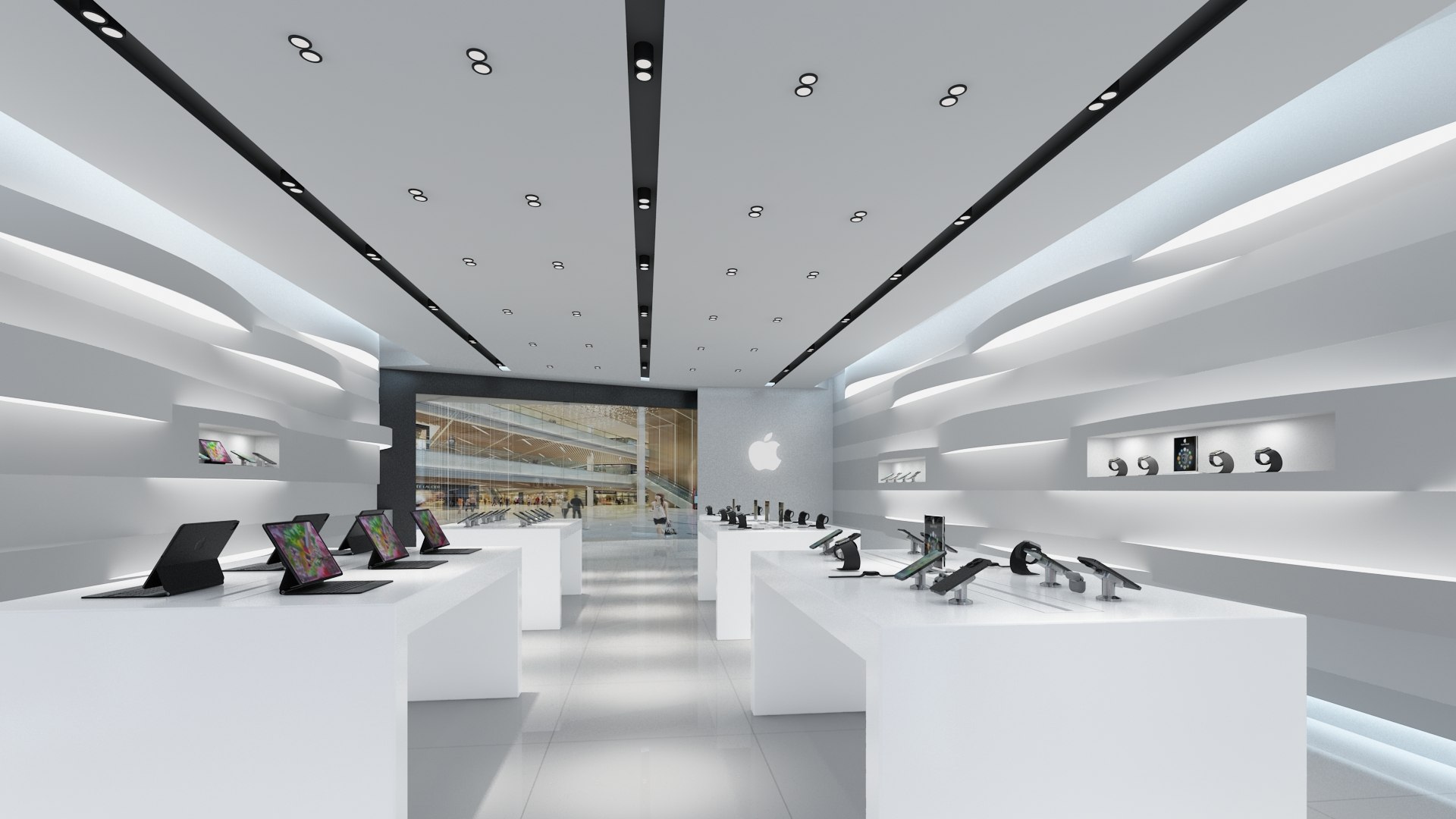 Apple Store Interior 06 model - TurboSquid 2182791