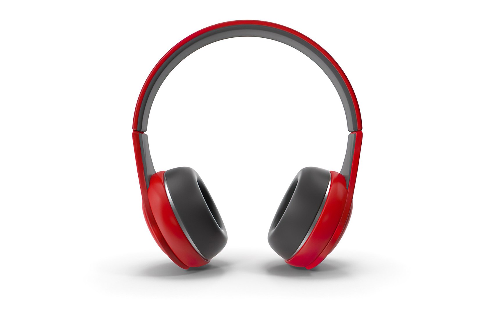 Red headphones 3D model - TurboSquid 2016382