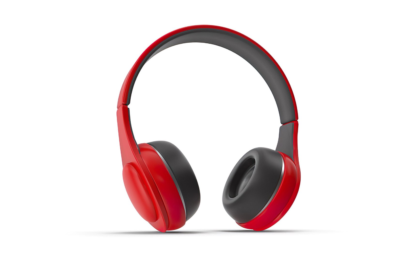 Red headphones 3D model - TurboSquid 2016382