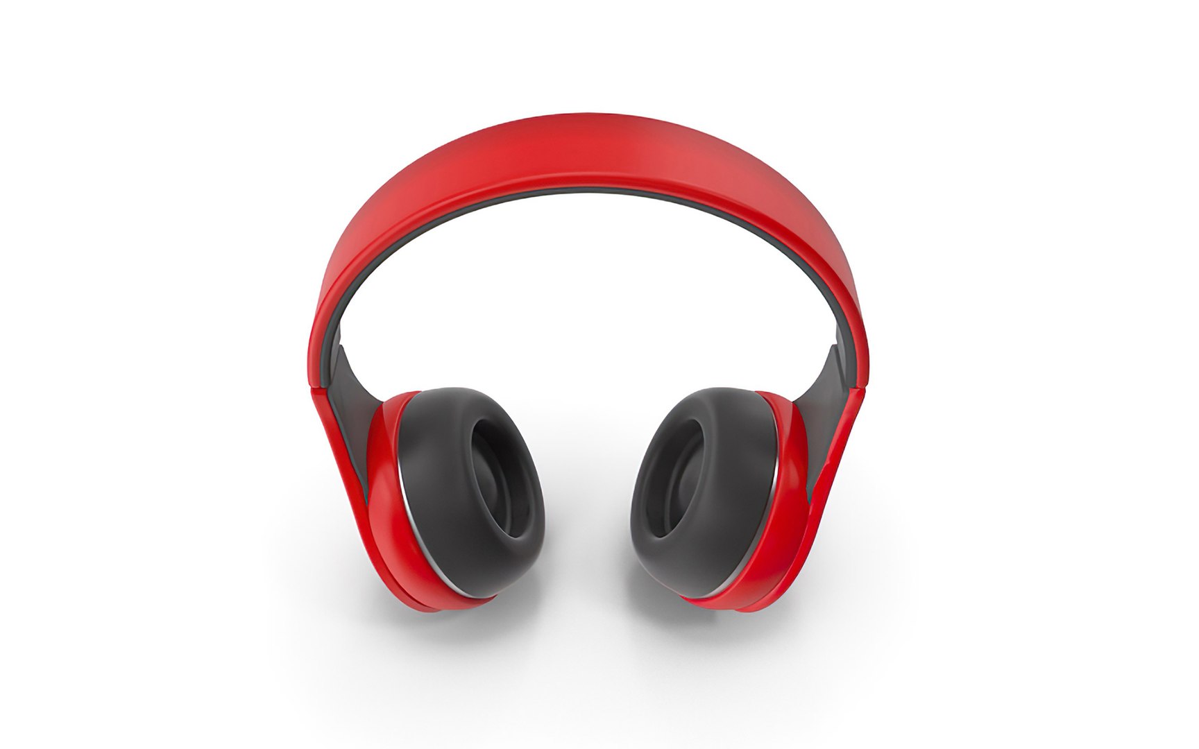 Red headphones 3D model - TurboSquid 2016382
