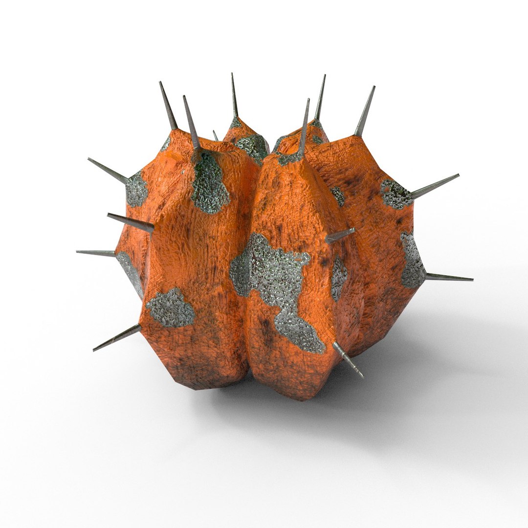 3D World Spike Fruit - TurboSquid 1387780