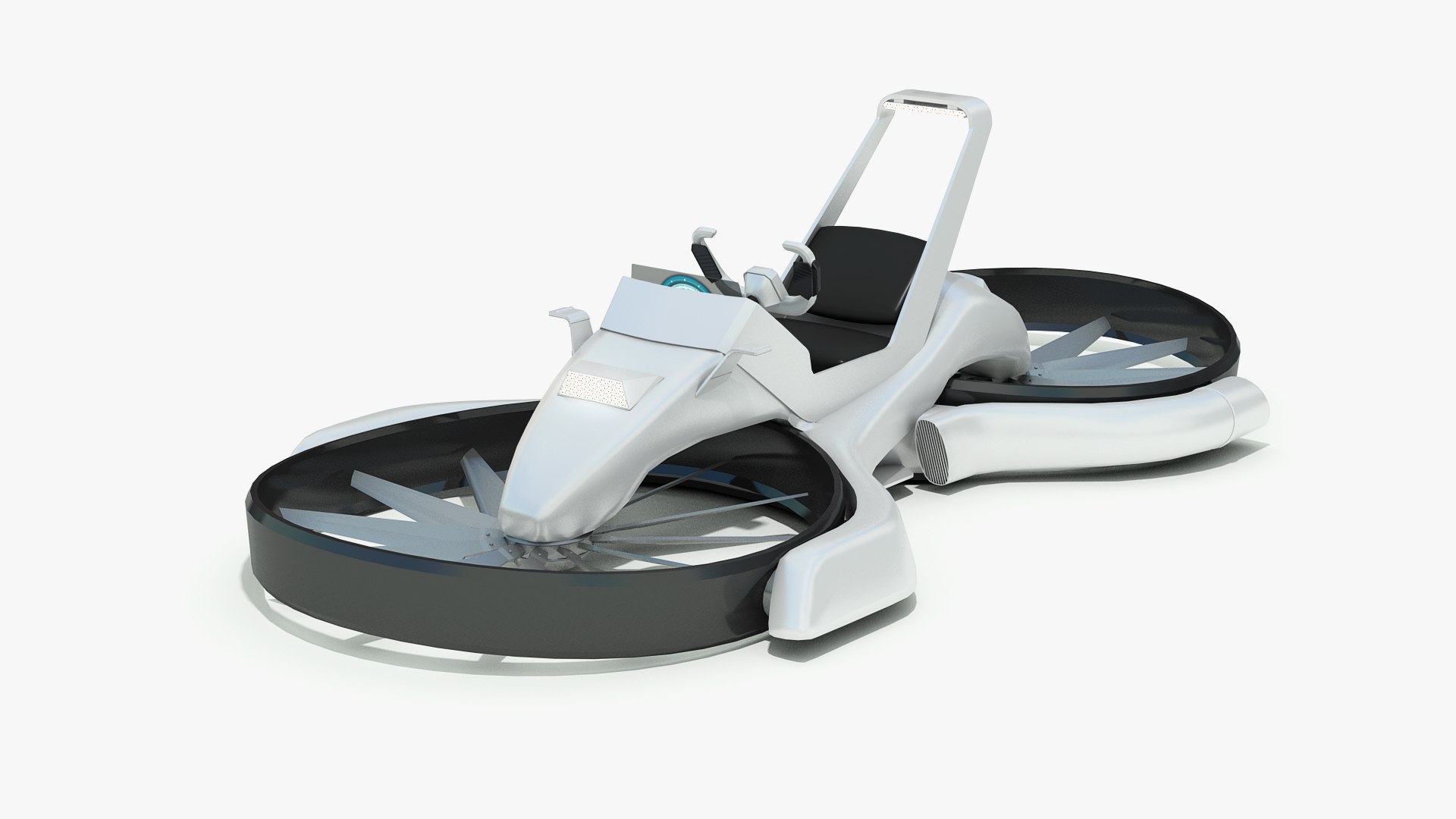 3D model Sci-Fi Flying Bike Motorcycle Concept Lowpoly - TurboSquid 1742251