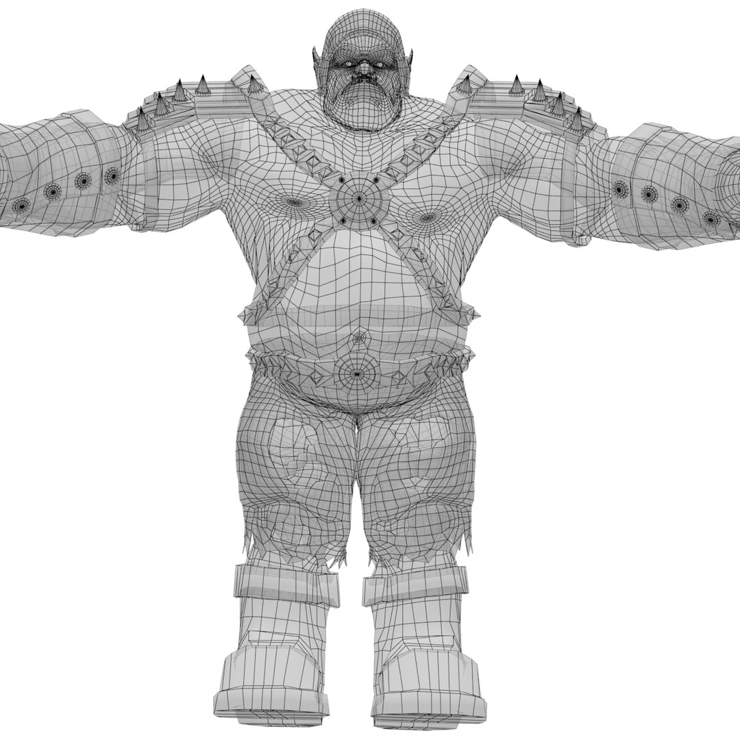 3d Max Rigged Orc
