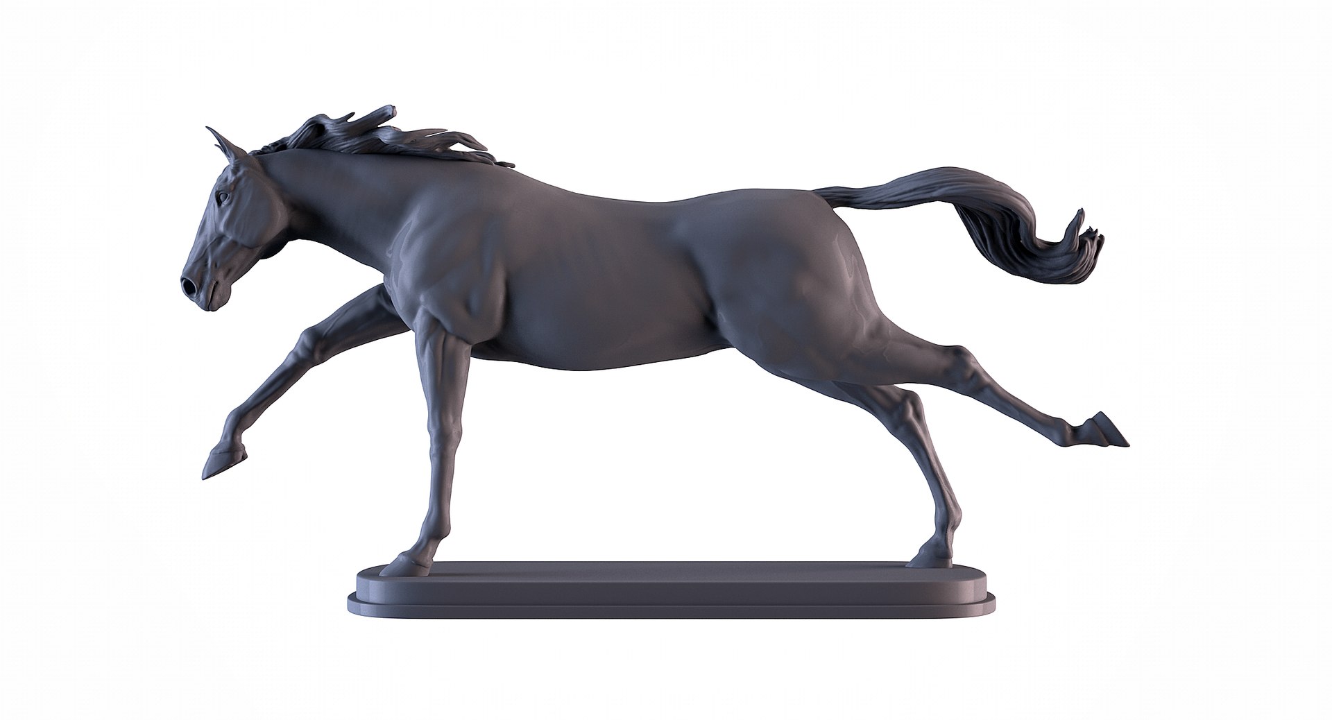 3D Model Horse Running - TurboSquid 1842013
