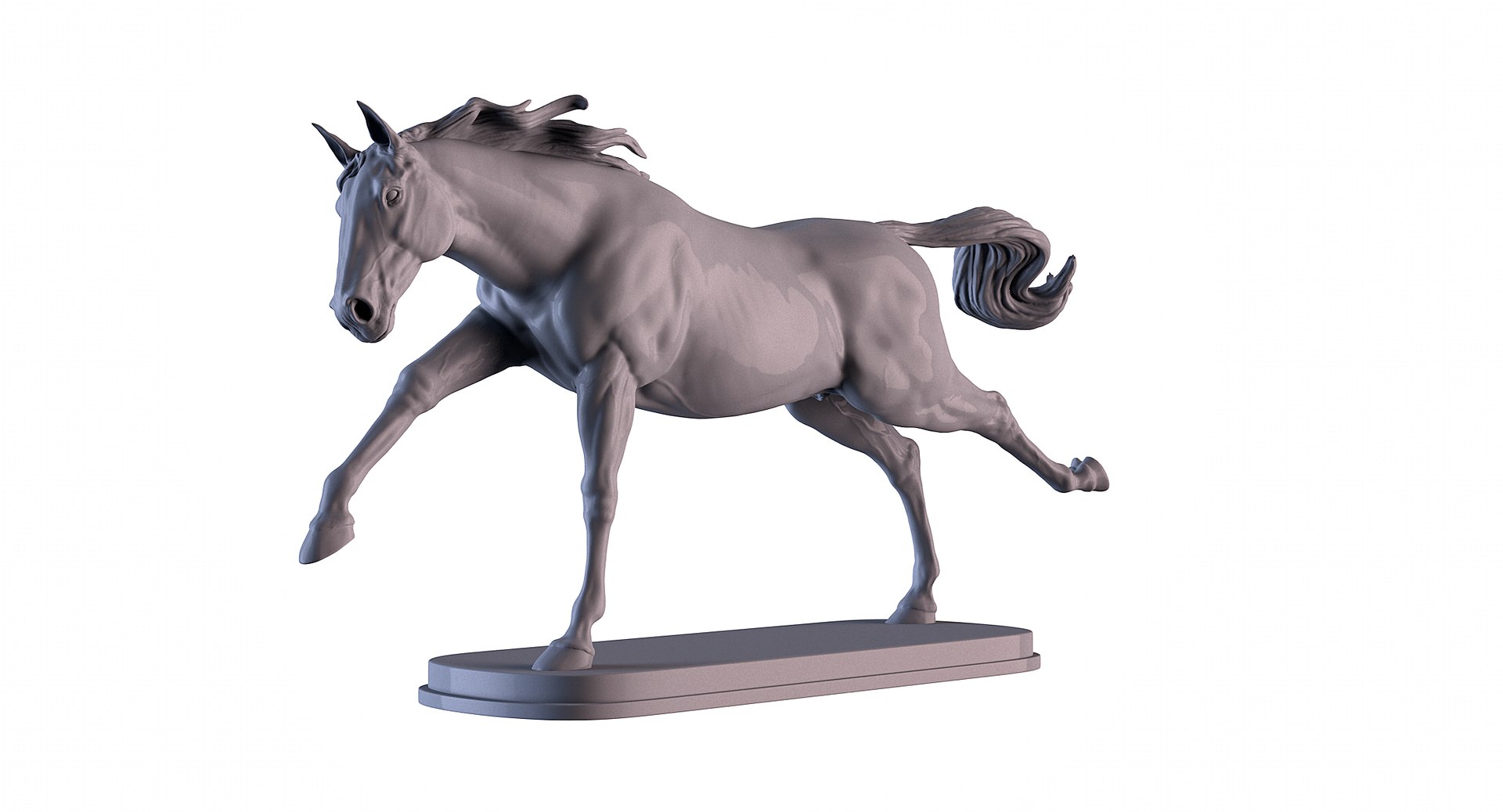 3D Model Horse Running - TurboSquid 1842013