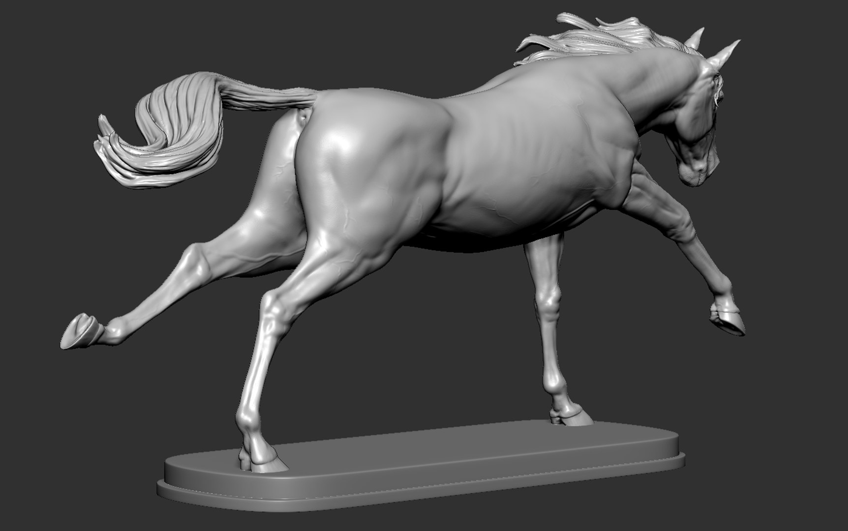 3D Model Horse Running - TurboSquid 1842013