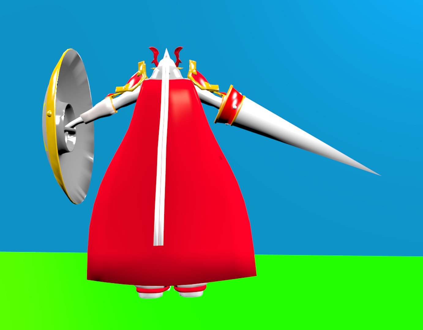 Digimon Dukemon 3d Model