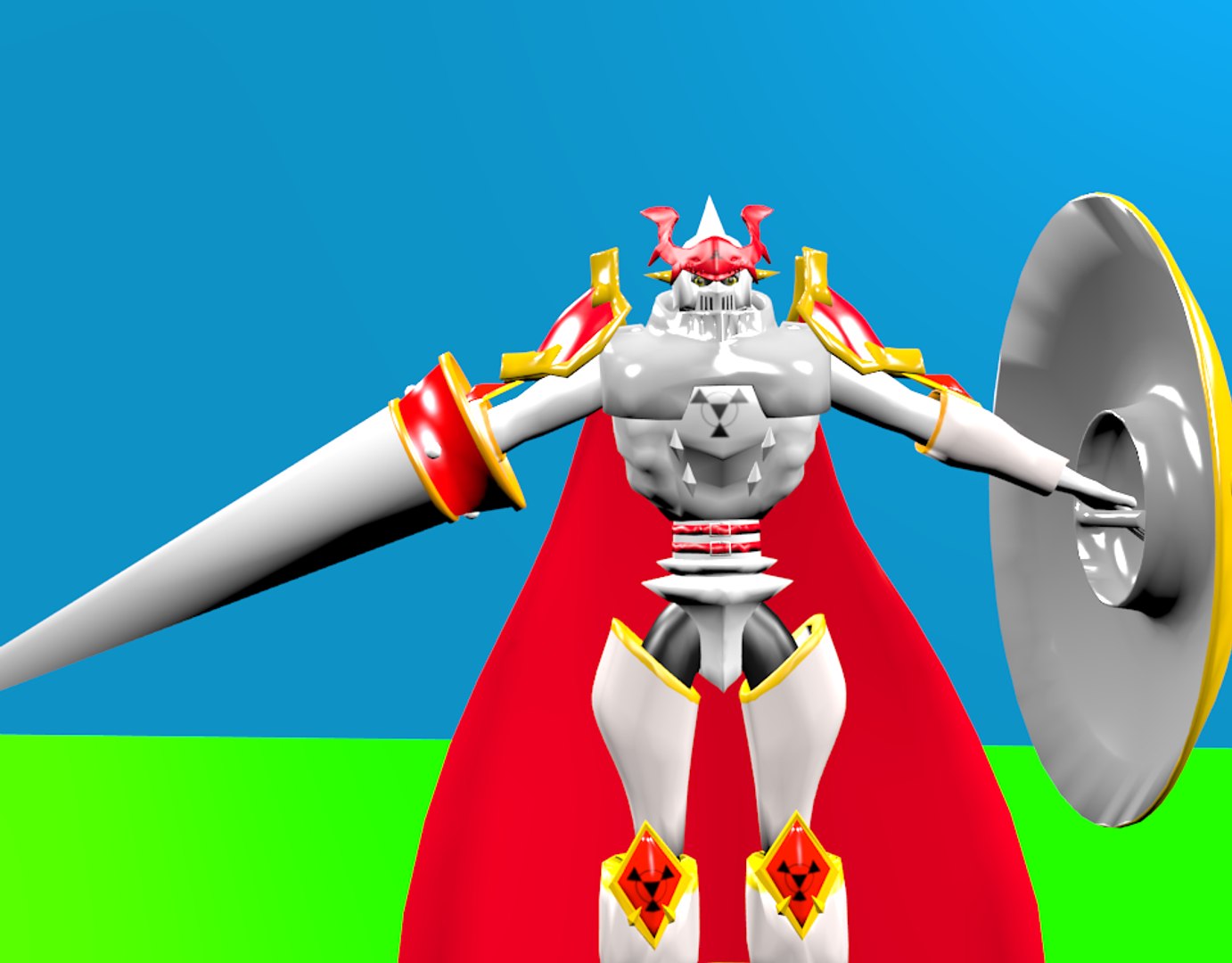 Digimon Dukemon 3d Model