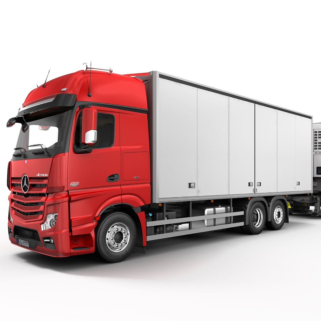 3d Mercedes Actros Model