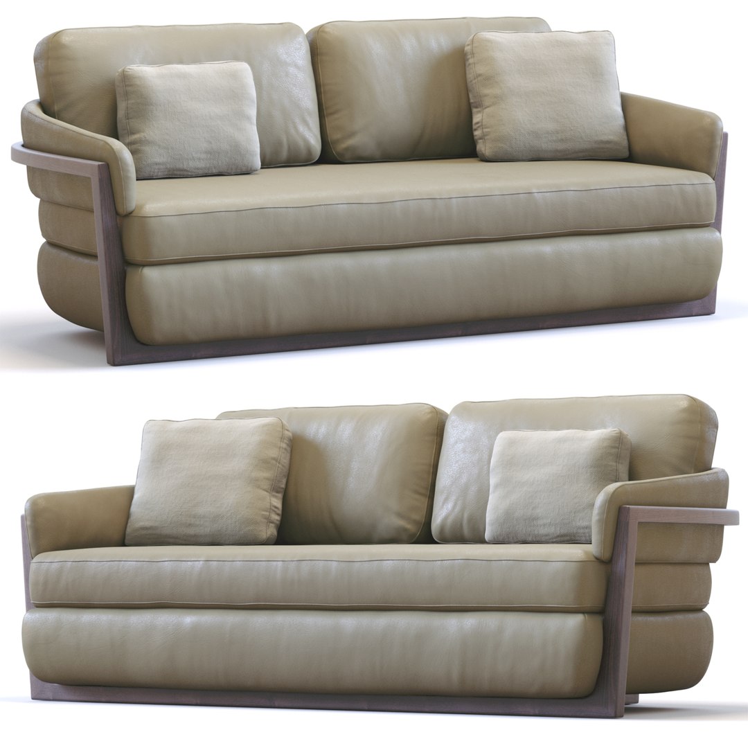 Leather Sofa Arena By Porada Model - TurboSquid 1896493
