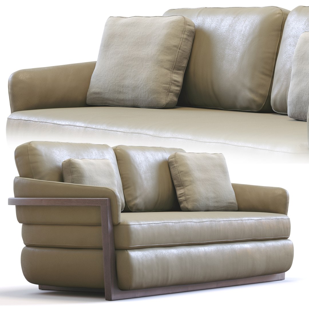 Leather Sofa Arena By Porada Model - TurboSquid 1896493