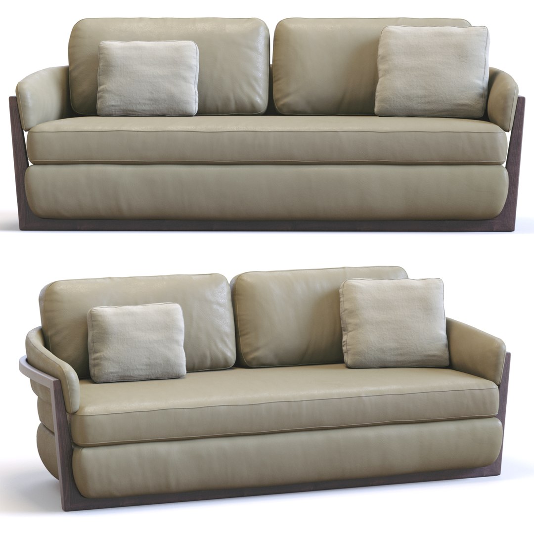 Leather Sofa Arena By Porada Model - TurboSquid 1896493