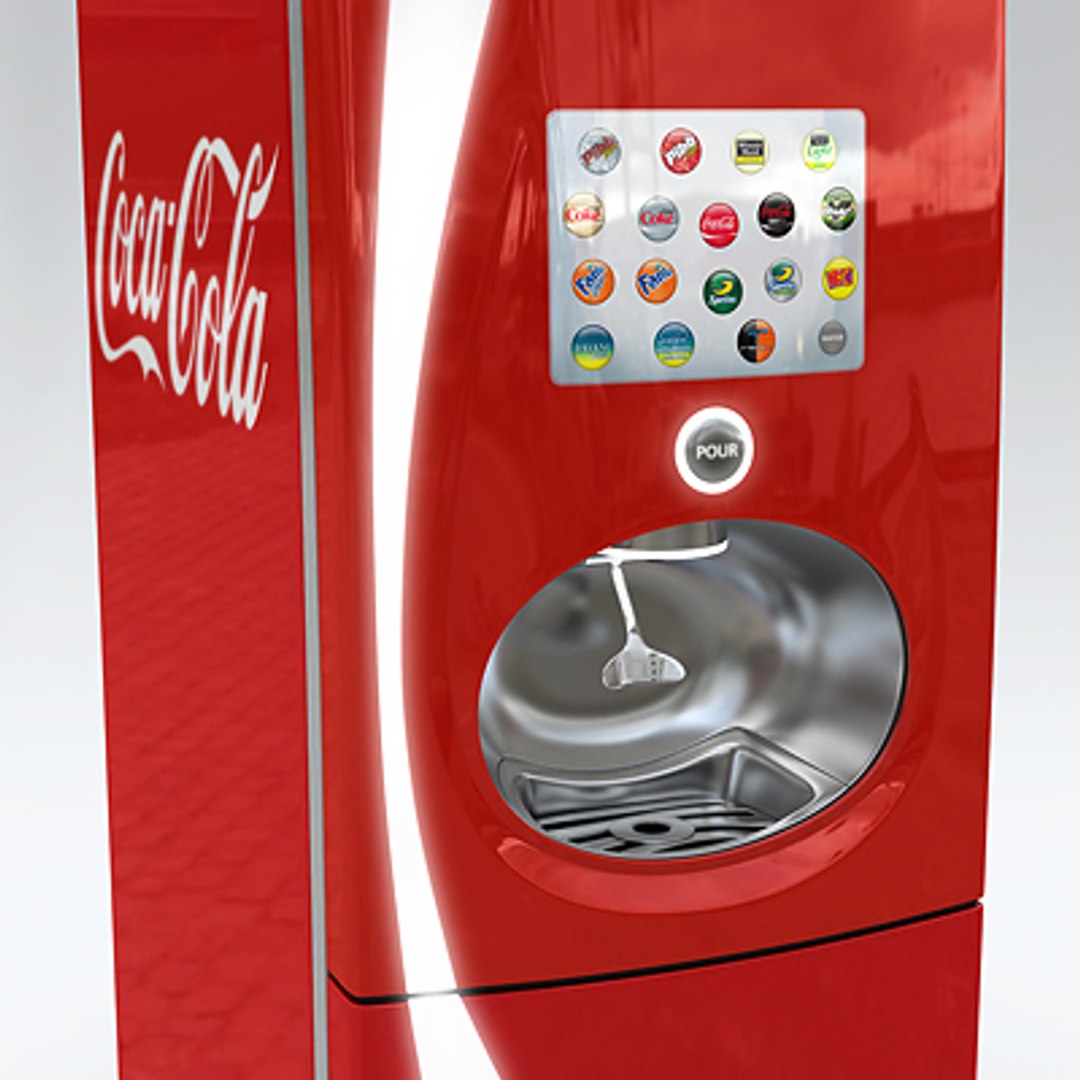 Coca Cola Freestyle Fountain 3d 3ds