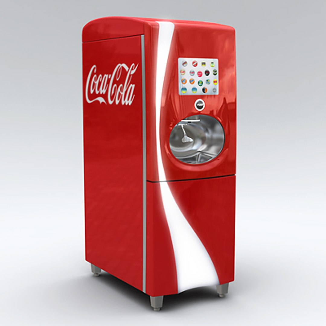 Coca Cola Freestyle Fountain 3d 3ds