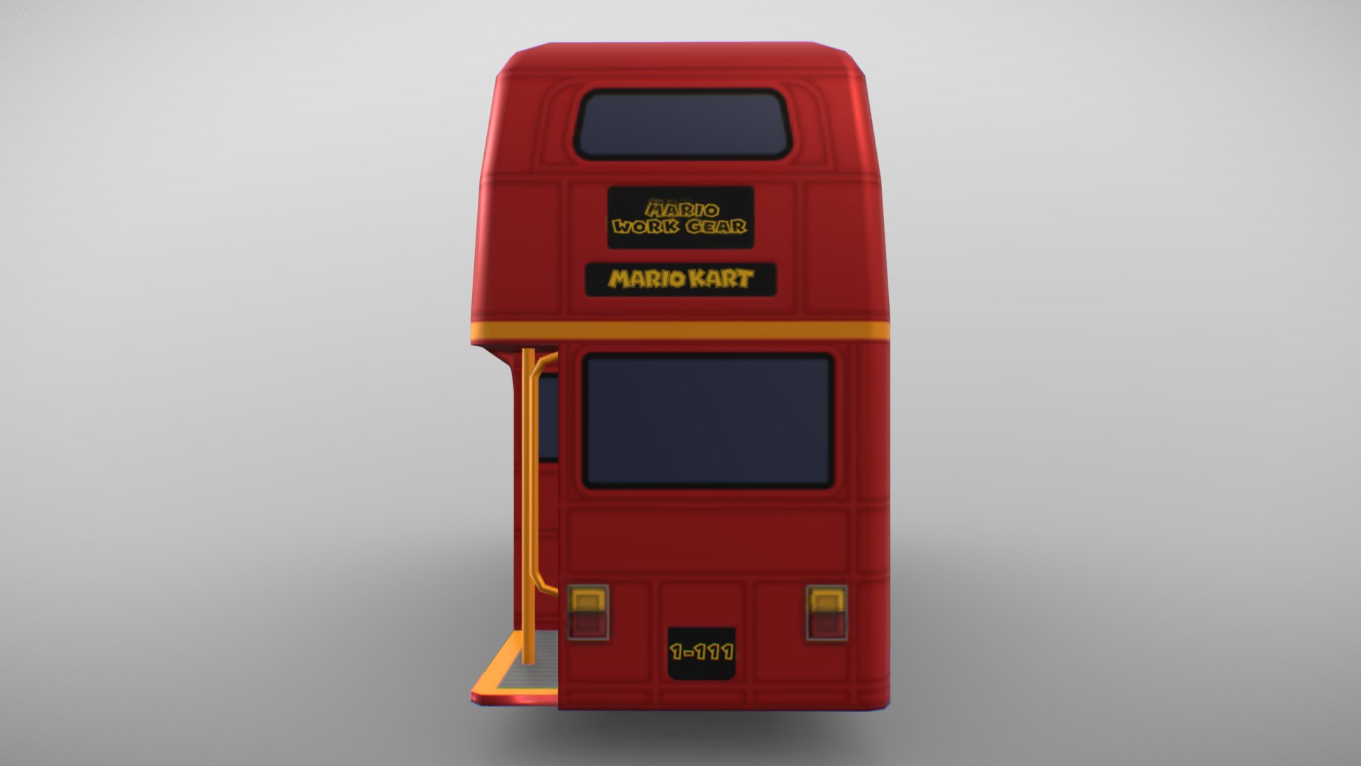 3D Routemaster Bus - Mario Kart 8 Deluxe - TurboSquid 2235318