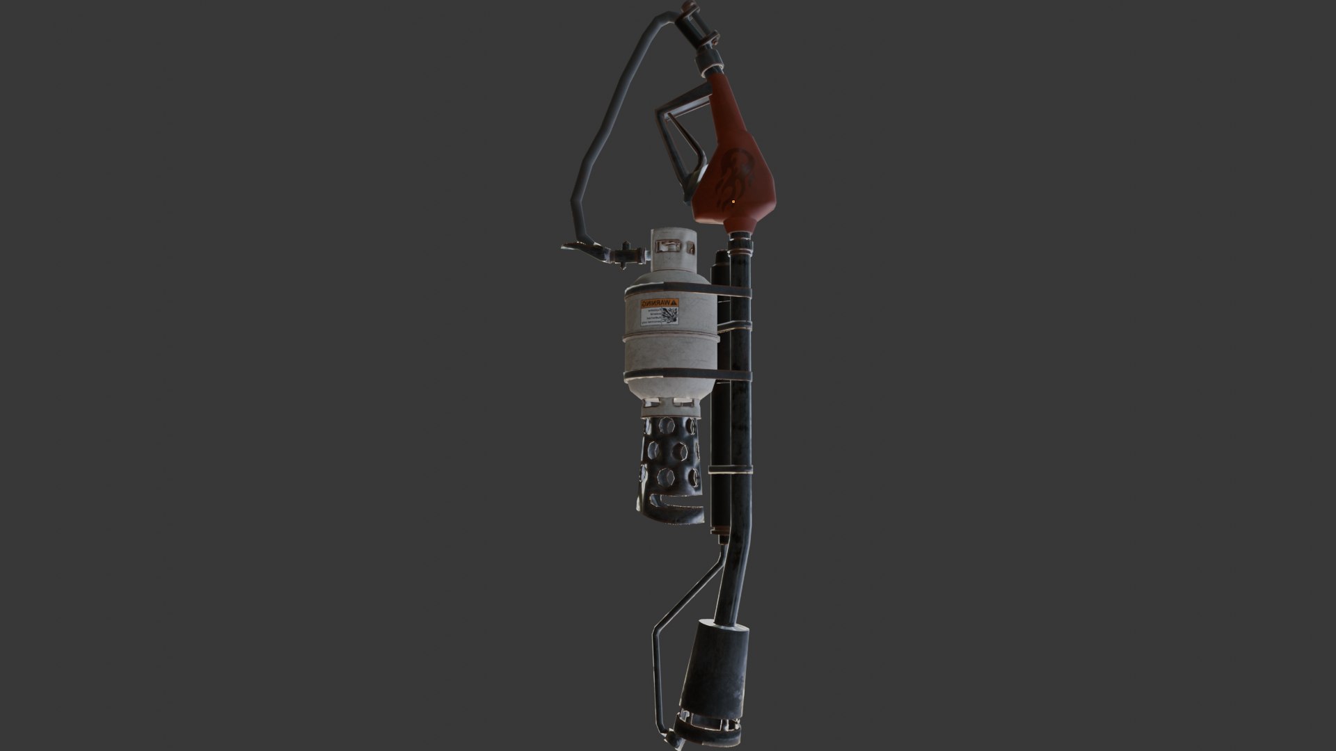 3D Flame Thrower Model - TurboSquid 2369899