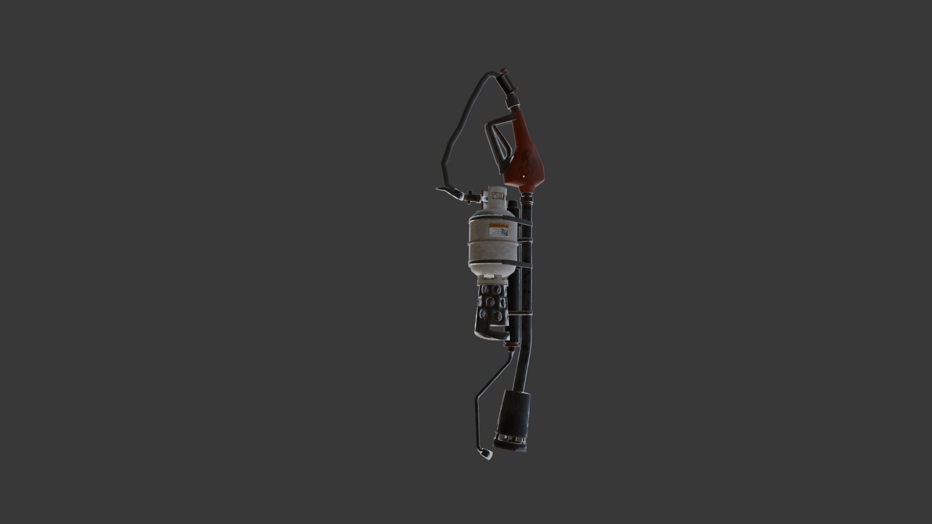 3D Flame Thrower Model - TurboSquid 2369899