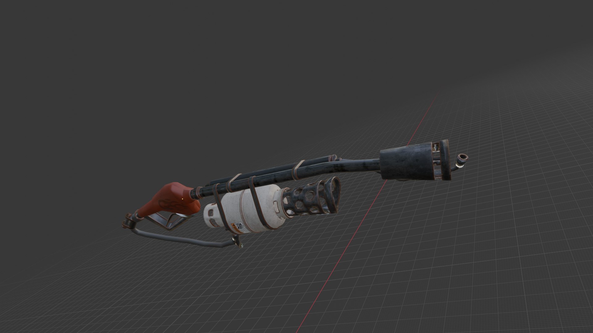 3D Flame Thrower Model - TurboSquid 2369899
