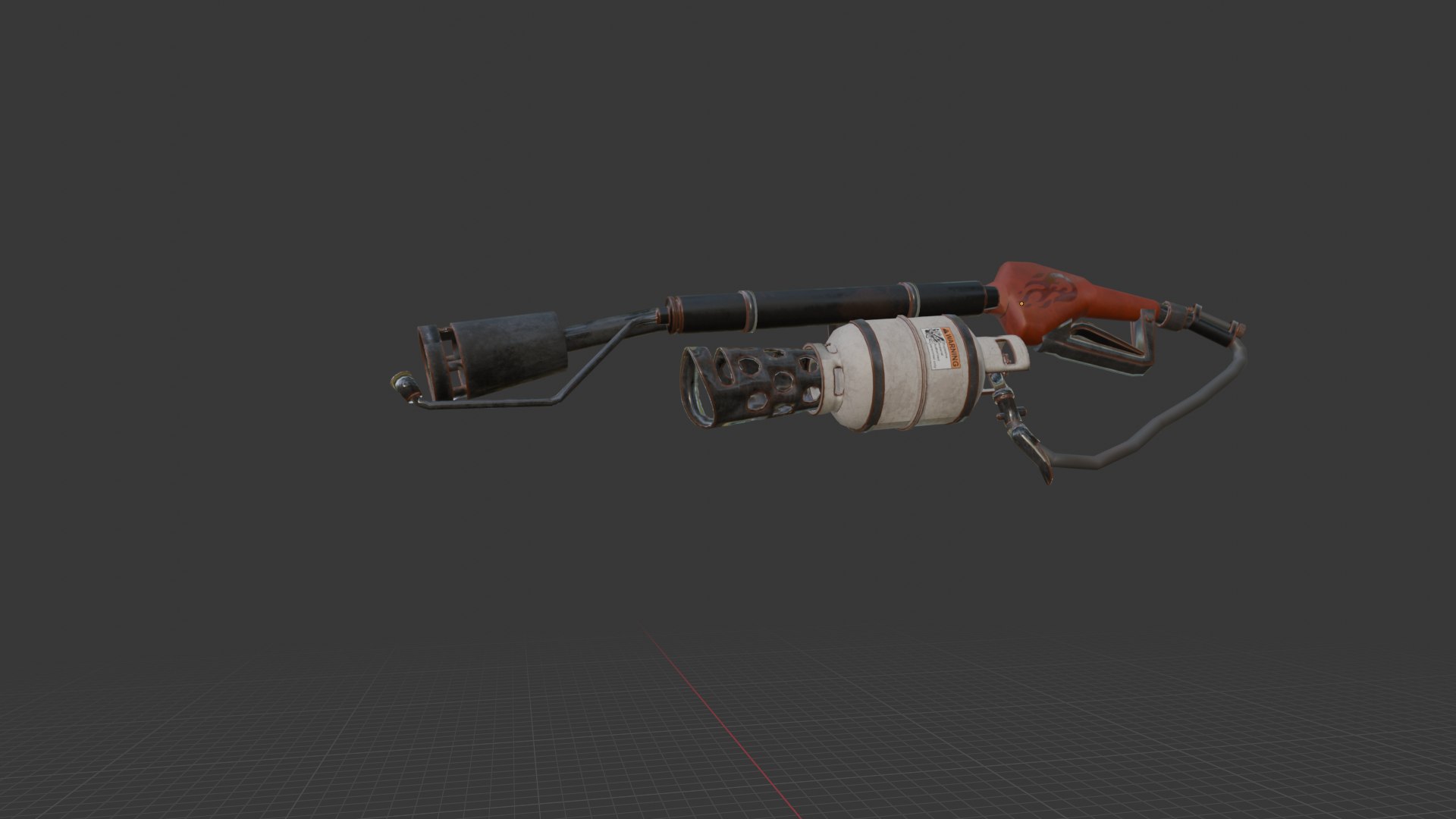 3D Flame Thrower Model - TurboSquid 2369899
