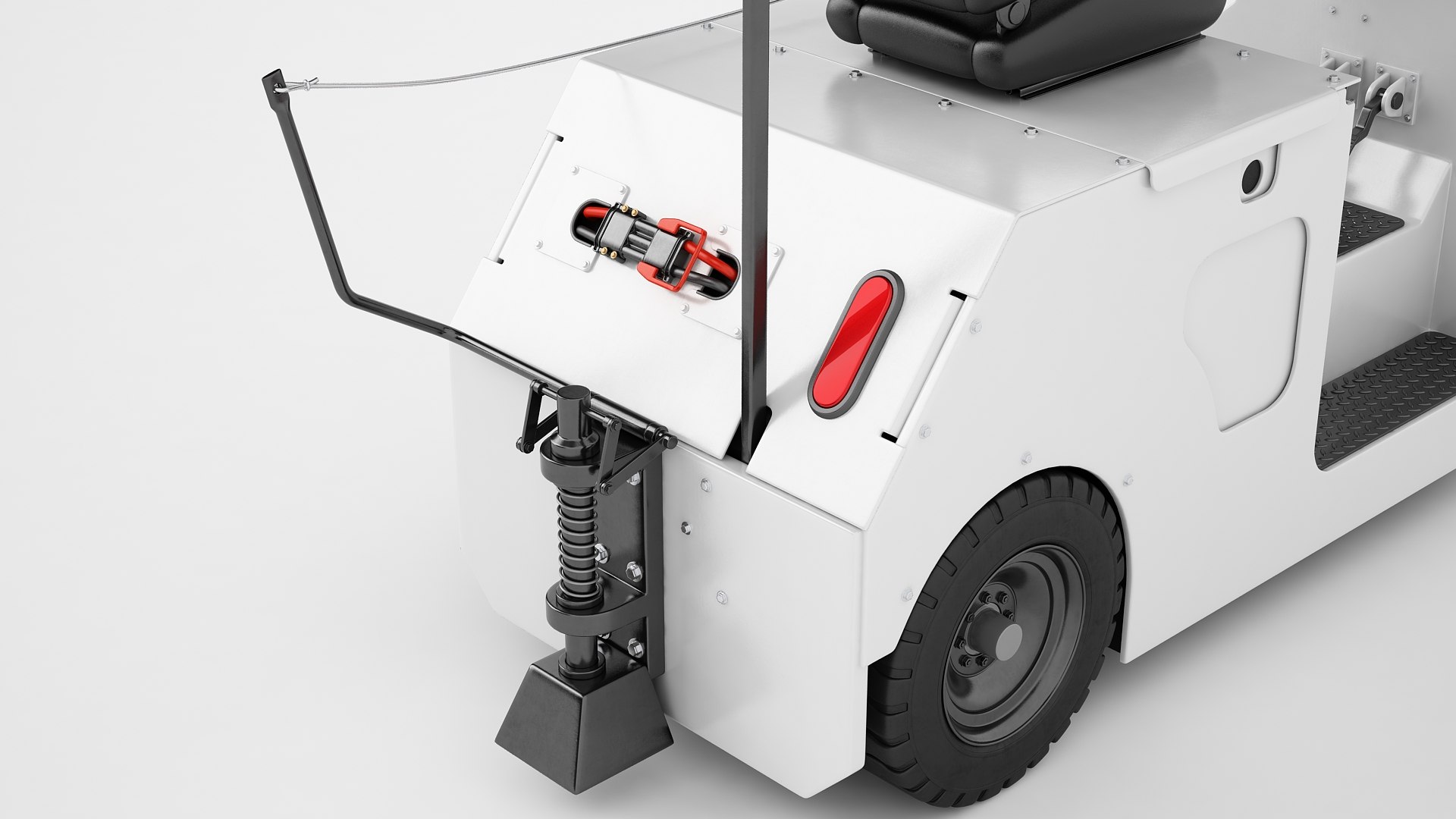 Electric Industrial Tugger 07 3D Model - TurboSquid 1733744