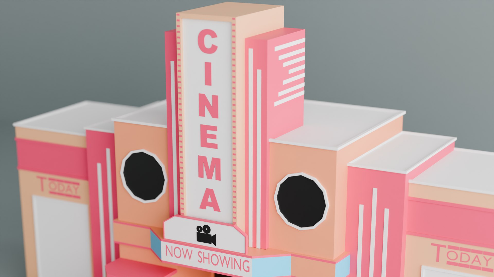 Free 3D Cinema Hall Model - TurboSquid 2387463