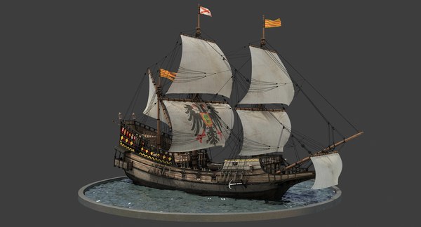 modelo 3d Galeón - TurboSquid 1379827