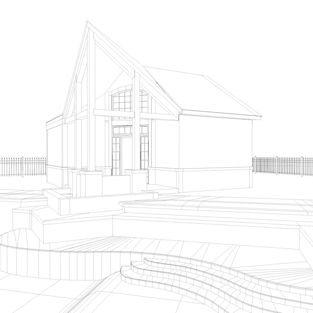 3D Model Pool House - TurboSquid 1265014