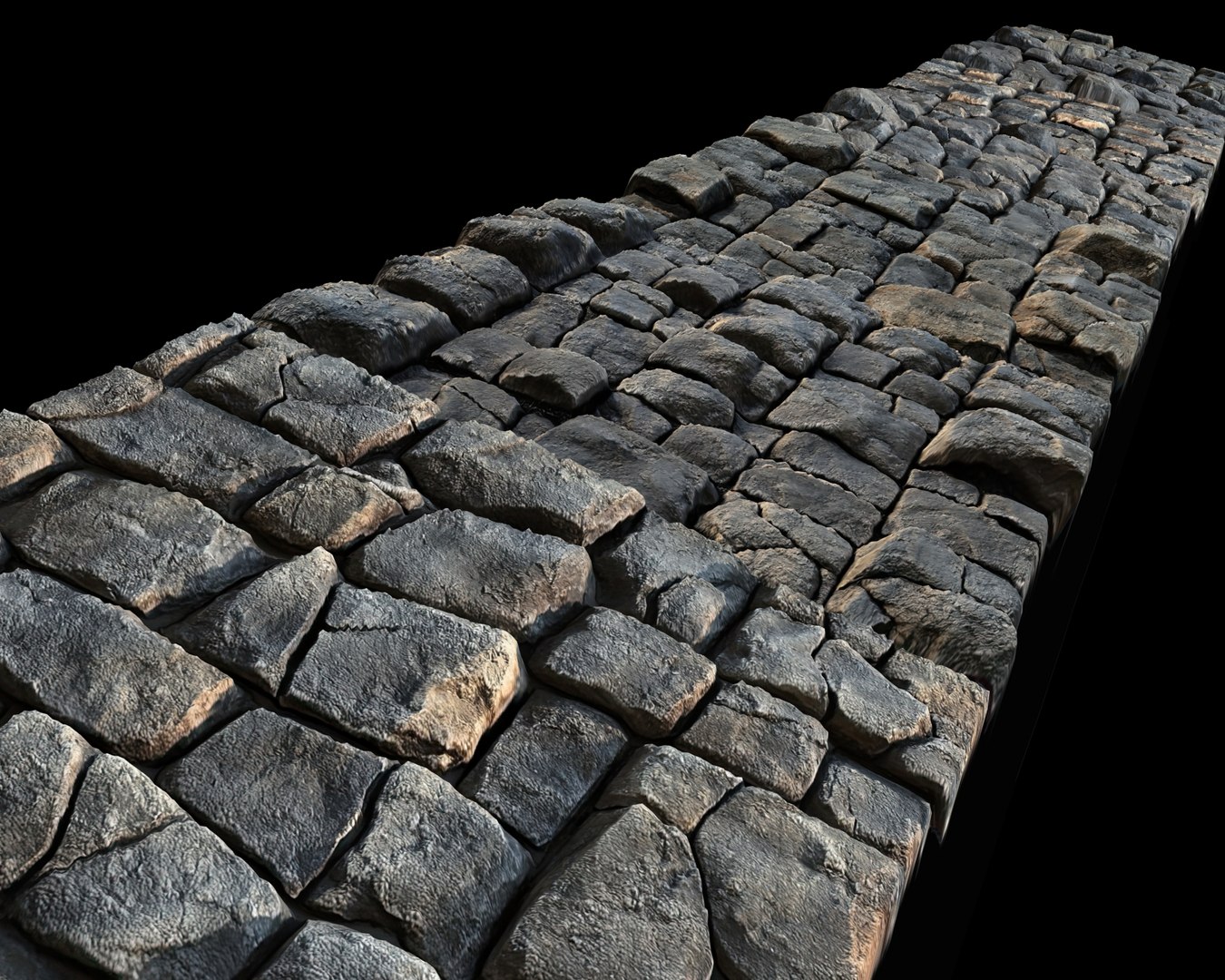Sidewalk Pavement Modular 3D Model - TurboSquid 2386946