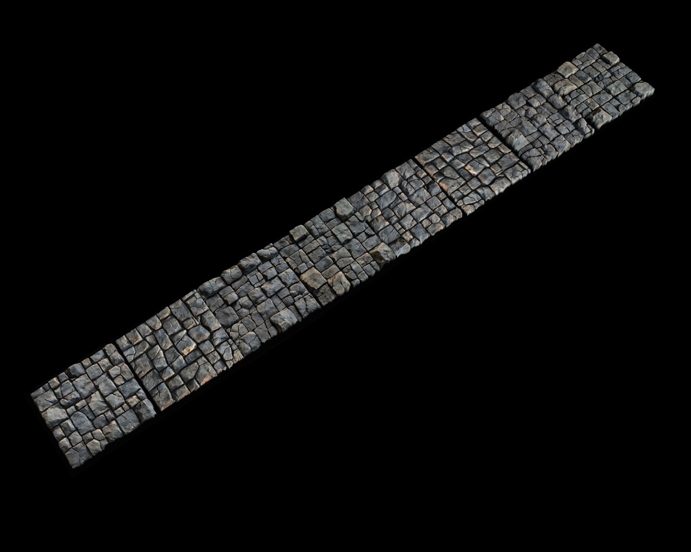 Sidewalk Pavement Modular 3D Model - TurboSquid 2386946