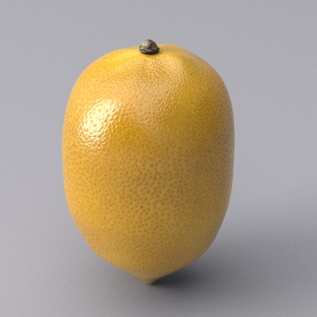 3d Lemon Model