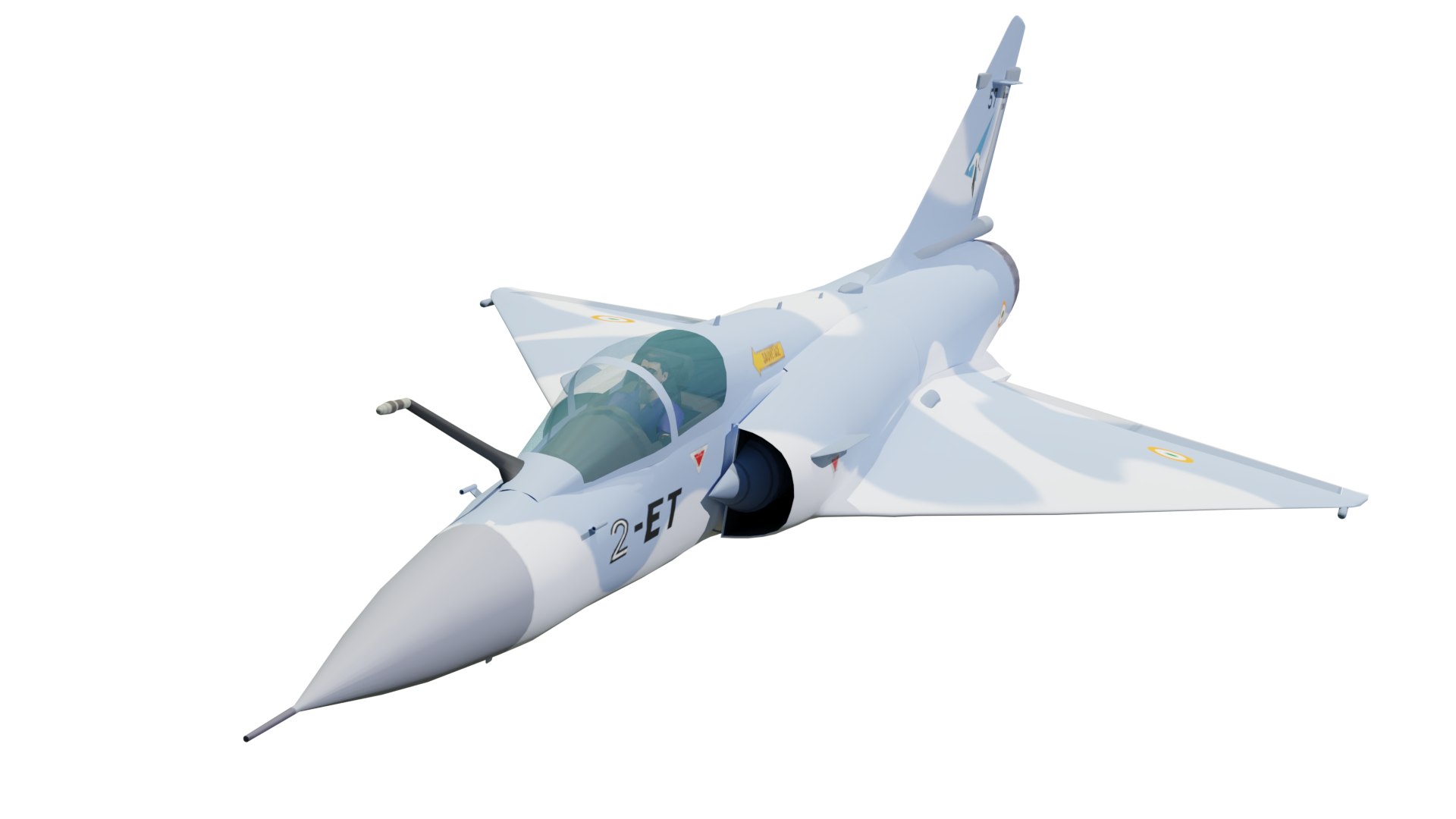 3D Mirage 2000 - TurboSquid 2132286