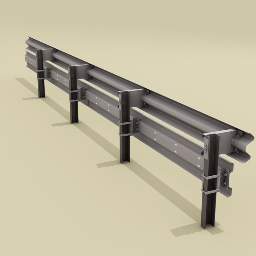 Guard Rail 3D Model - TurboSquid 1296158
