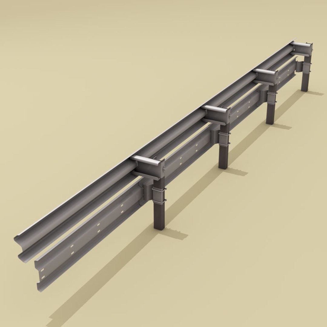 Guard Rail 3D Model - TurboSquid 1296158