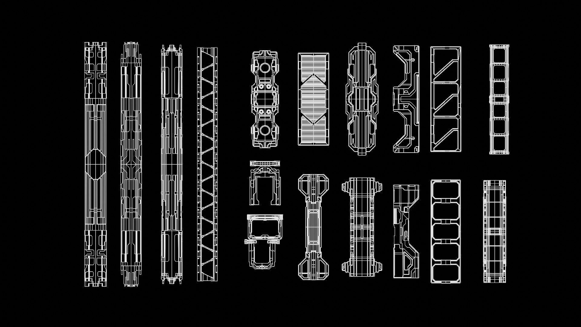 Sci-Fi Greebles Collection 2 3D - TurboSquid 1952801