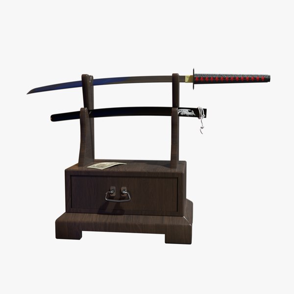3D Samurai Sword With Stand - TurboSquid 1746914