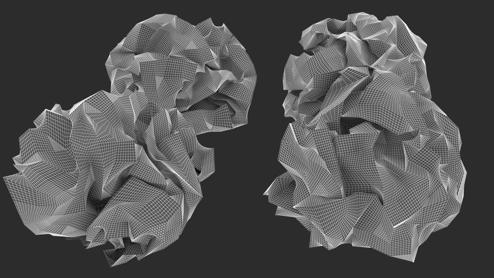 3D Model Crumpled Papers - TurboSquid 1926755