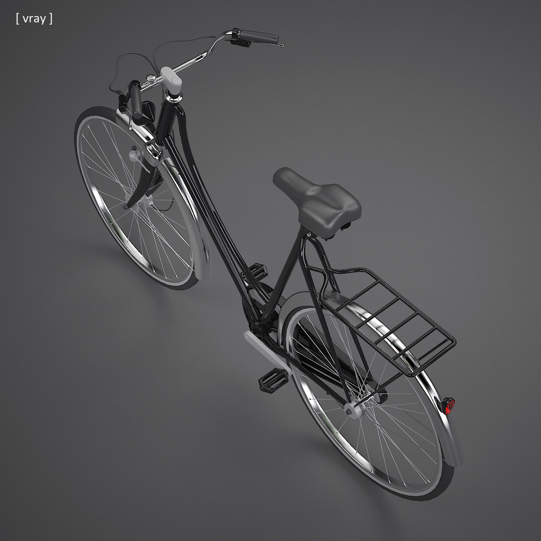 dutch bicycle 3d model