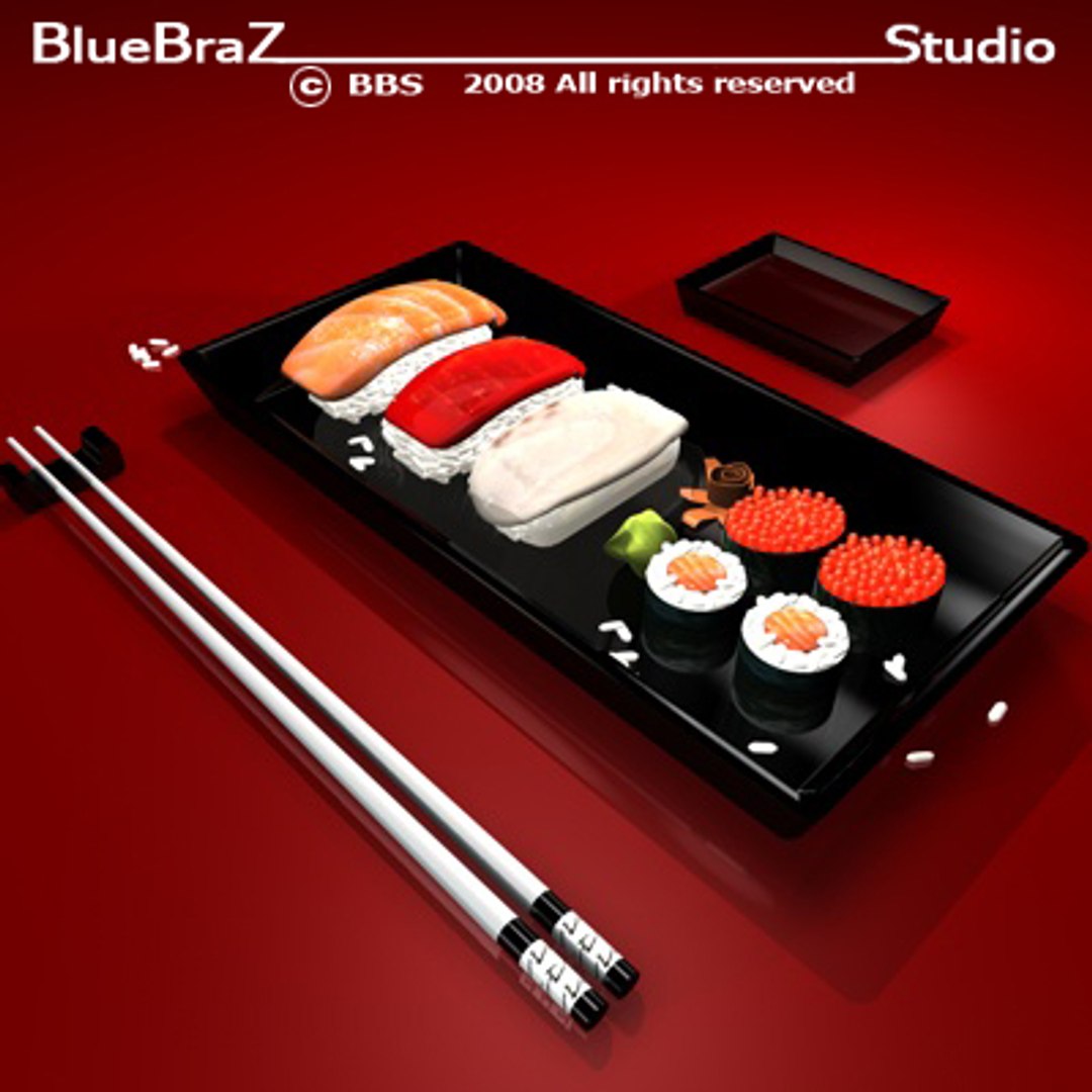 Maya Sushi Plate Food