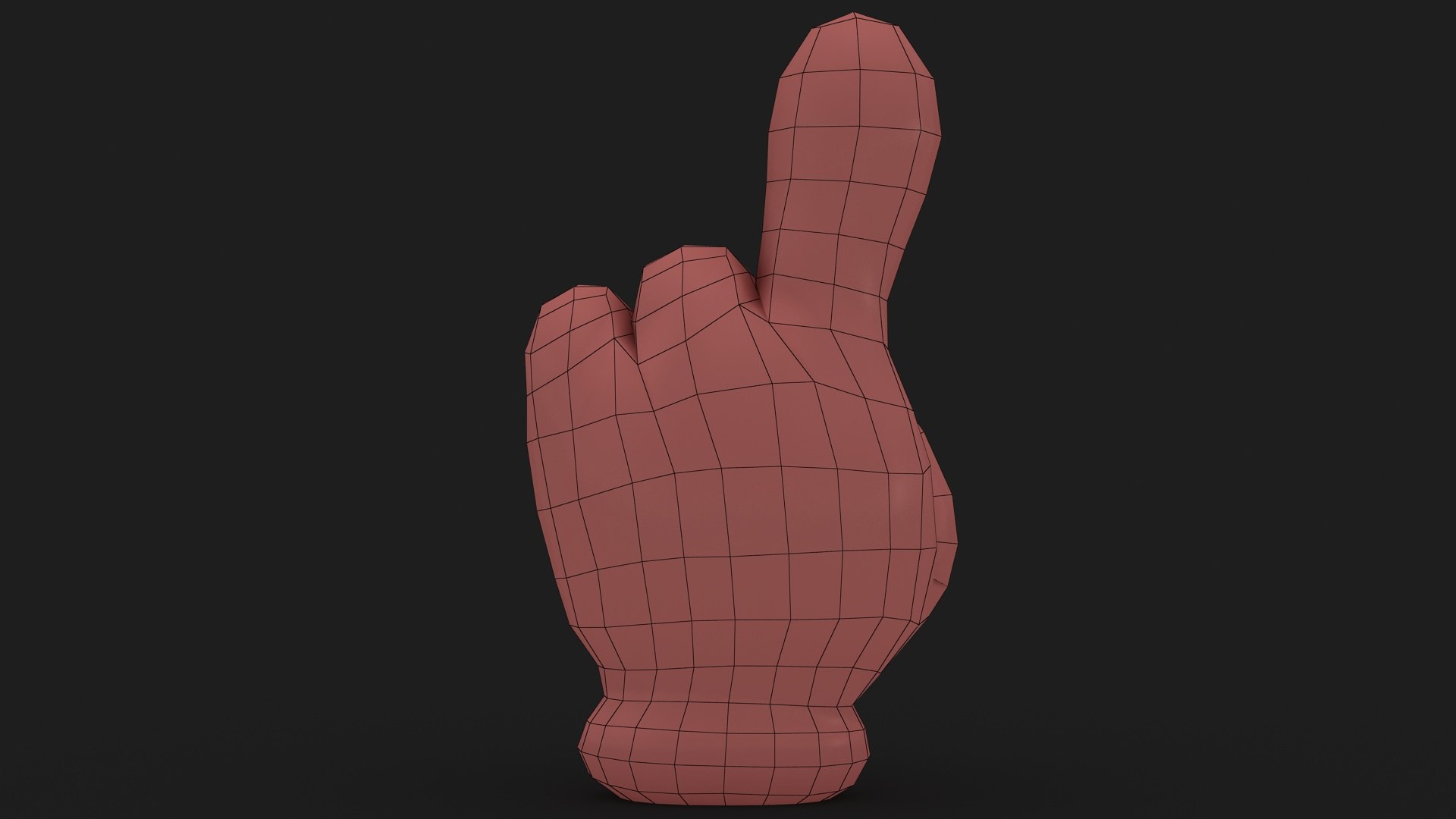 3D model cartoon glove hands direction - TurboSquid 1639749