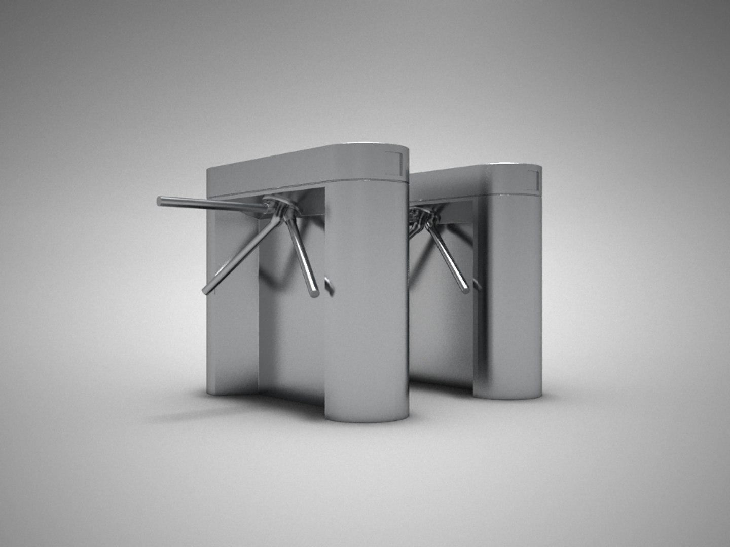 Stile Turnstile 3d Model